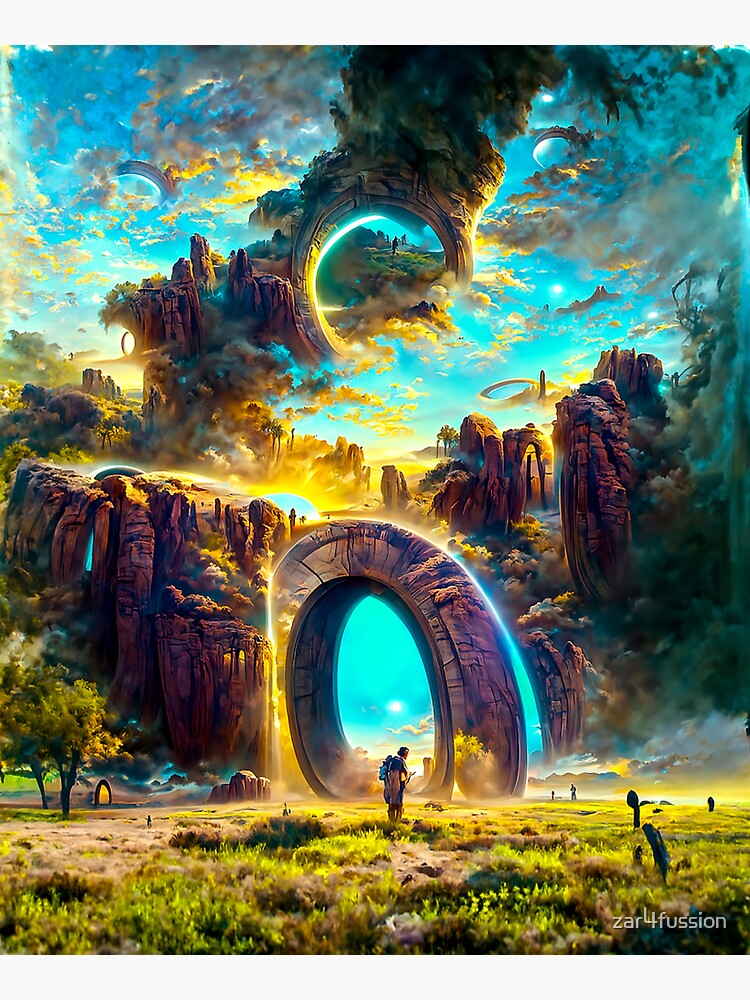 "portal" Sticker for Sale by zar4fussion | Redbubble