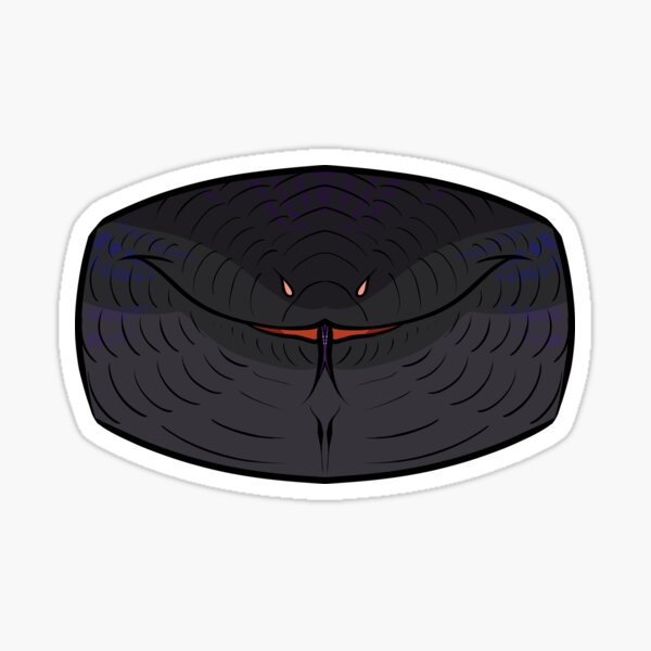 "Black-Headed Python Mask" Sticker for Sale by TwilightSaint0 | Redbubble