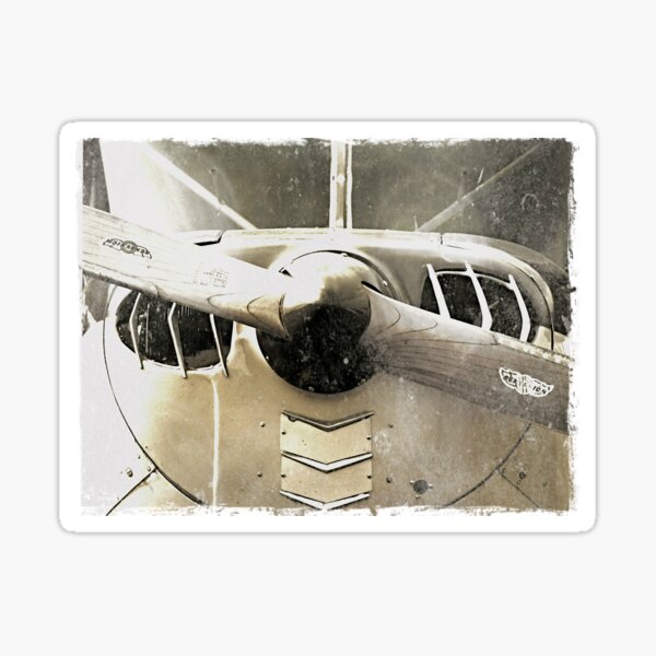 "Antique Airplane Biplane" Sticker for Sale by MelissaReese | Redbubble
