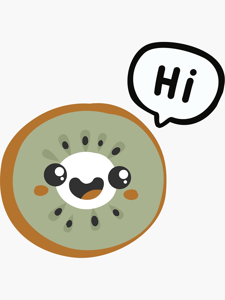 "cute kiwi" Sticker for Sale by KallieCo | Redbubble