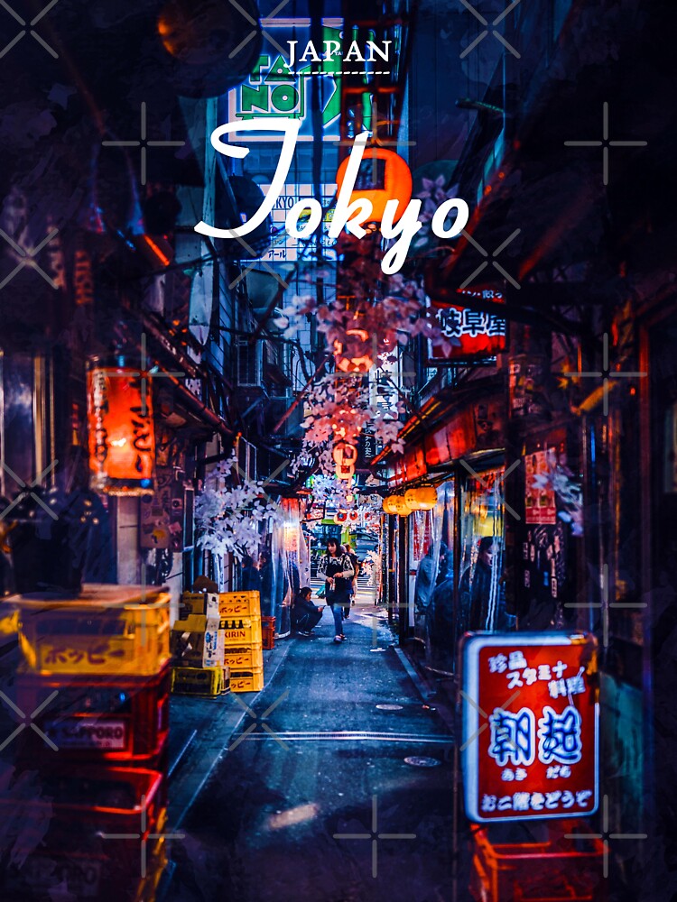 "Tokyo Japan City" Sticker for Sale by PostersStickers | Redbubble
