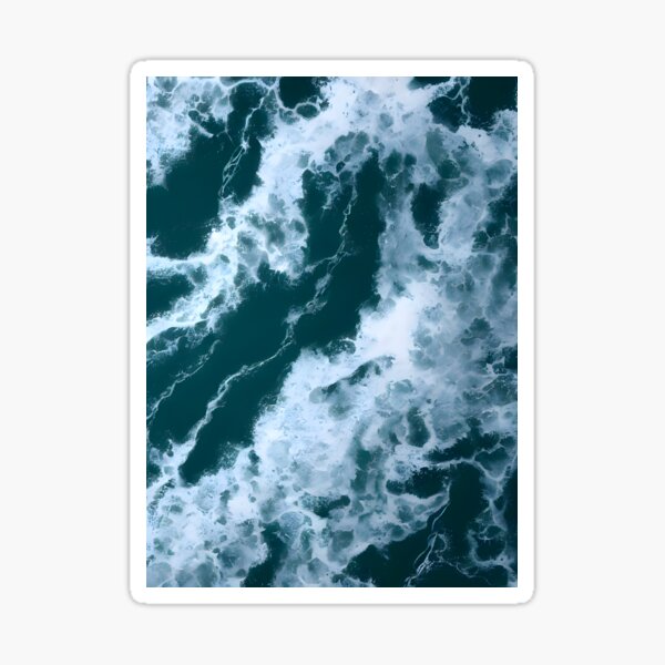 "Waves: #26" Sticker for Sale by juklid | Redbubble