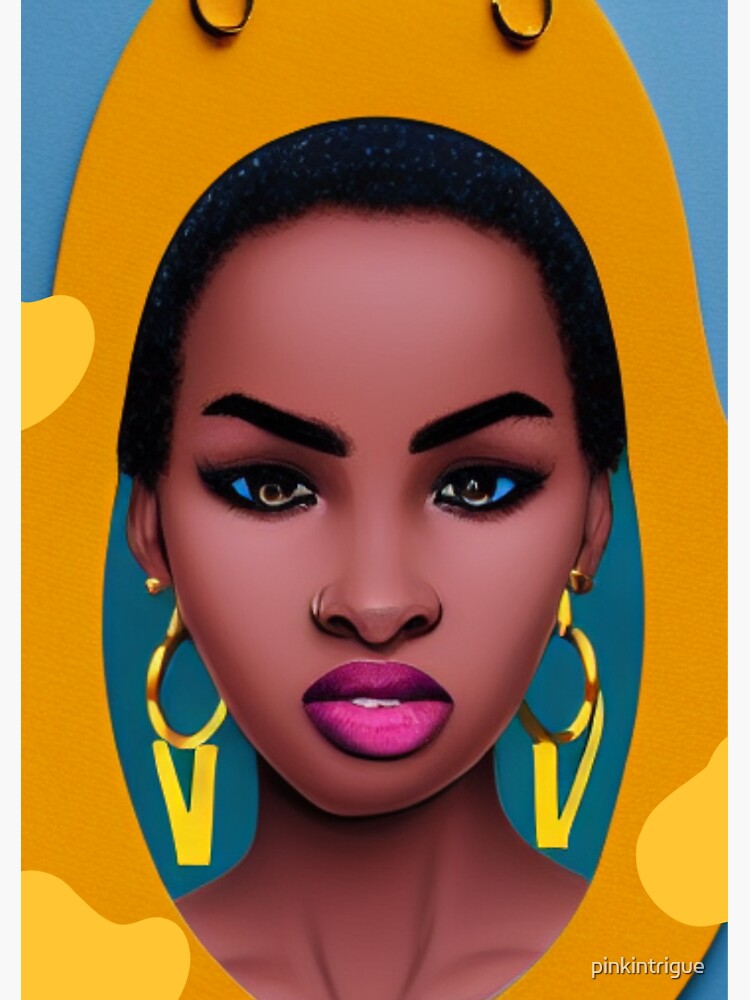 "Miss Jackson Melanin Queen " Sticker for Sale by pinkintrigue | Redbubble