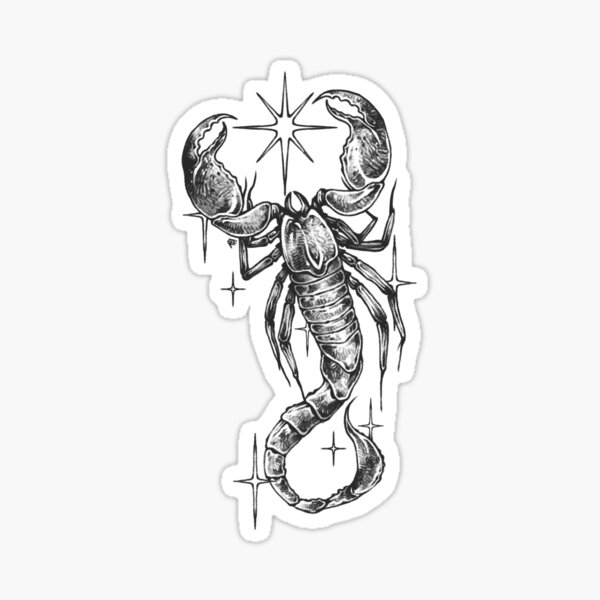 "Scorpio" Sticker for Sale by rustnoir | Redbubble