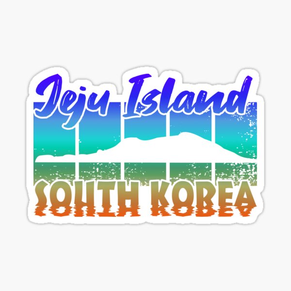 "Jeju Island South Korea" Sticker for Sale by phys | Redbubble