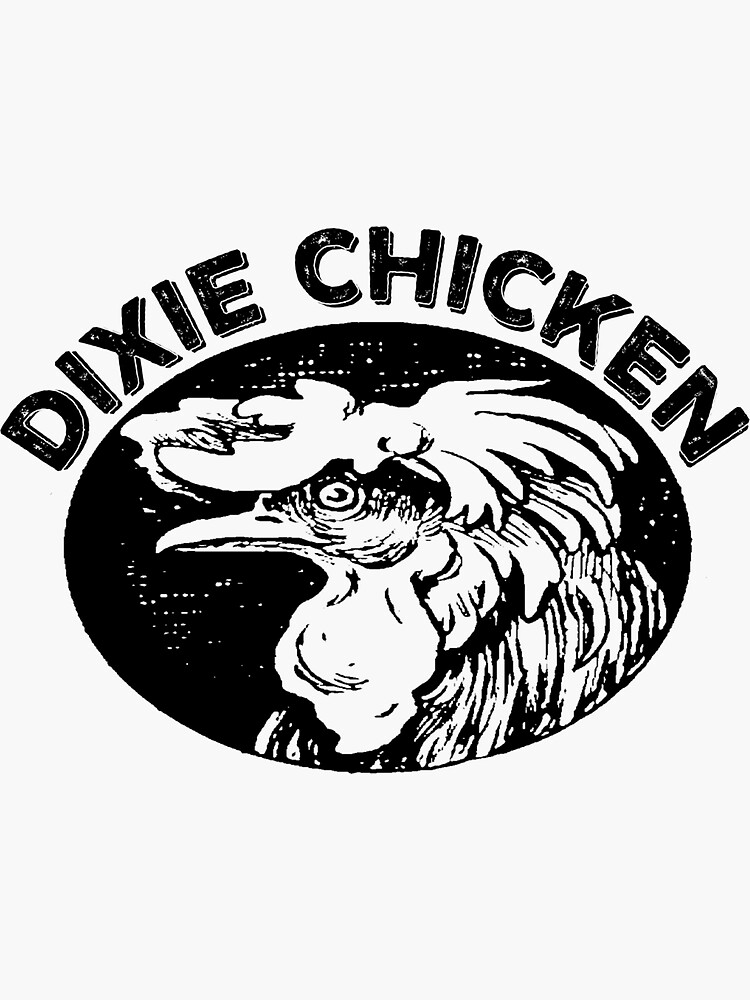 "Dixie Chicken!" Sticker for Sale by mkkessel | Redbubble
