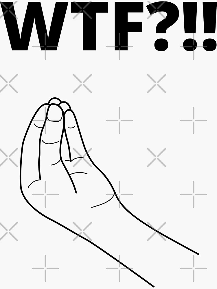 "Wtf italian" Sticker for Sale by imbarcataquotes | Redbubble