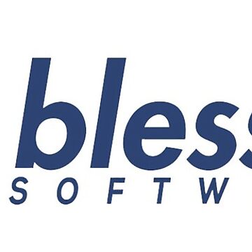 "Saekano Blessing Software Box Logo - White" Sticker for Sale by ...