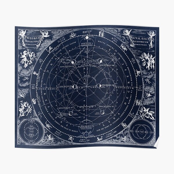 "Vintage Sky Map" Poster for Sale by anacrita | Redbubble
