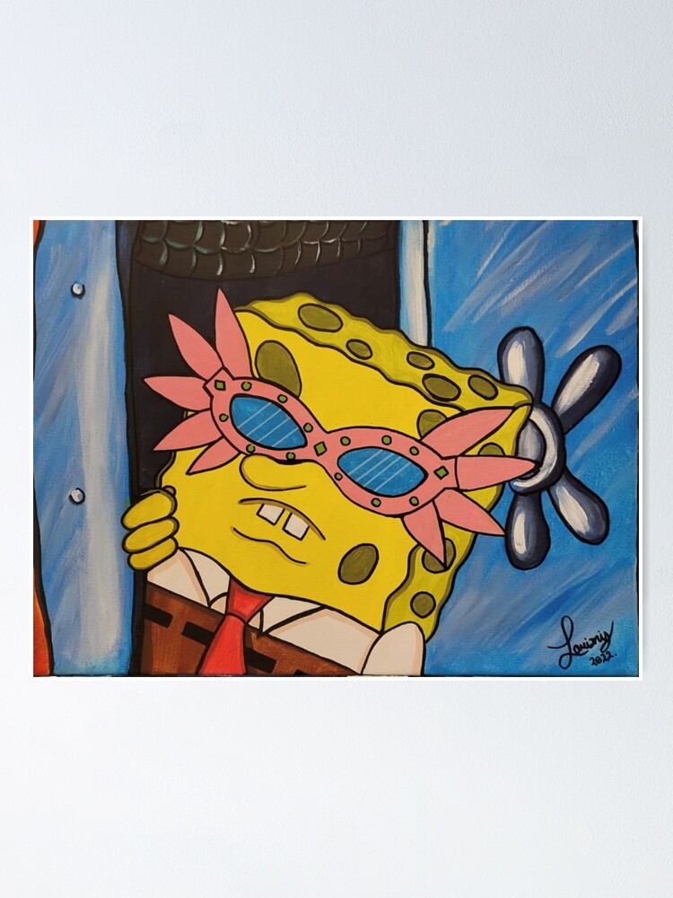 "spongebob swap" Poster for Sale by ljworkart | Redbubble
