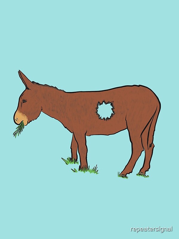 "AH, the Donkey!" by repeatersignal | Redbubble