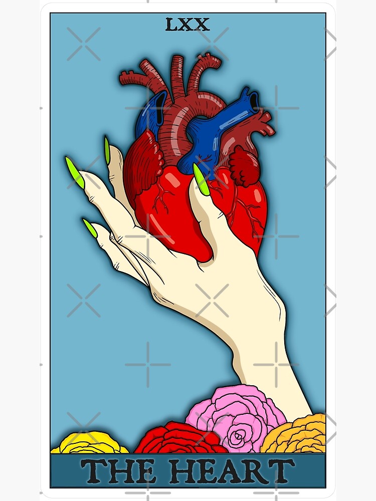 Lámina fotográfica «El diseño de la carta del tarot del corazón» de mscottphifer | Redbubble