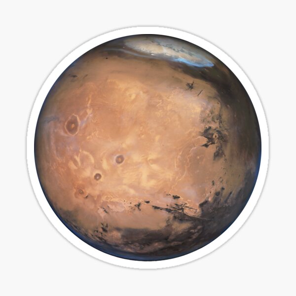 "Mars best picture ever! *2022* (transparent background)" Sticker for ...