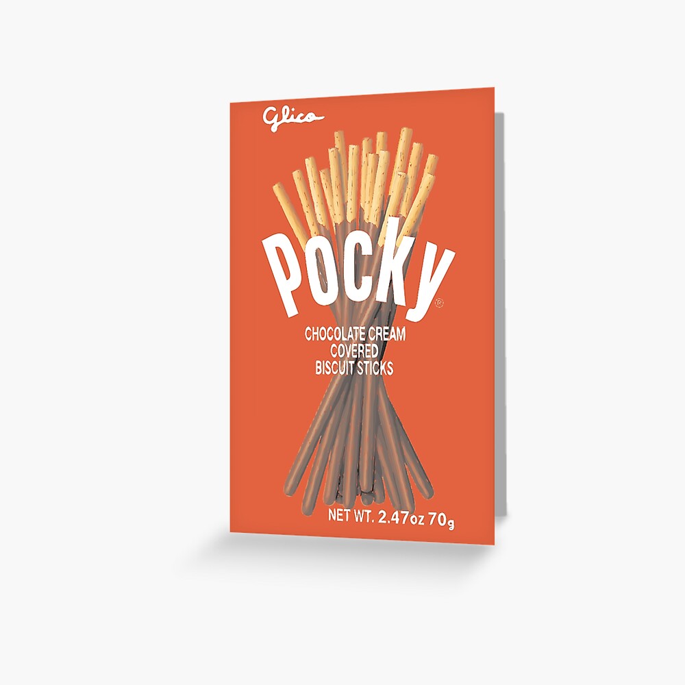 "Glico Chocolate Pocky Candy Box" Greeting Card by cemeterydogs | Redbubble