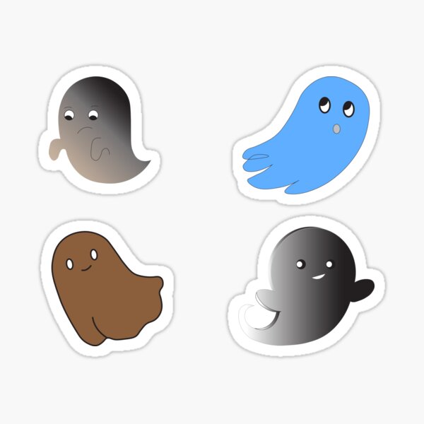 "ghost sticker pack" Sticker for Sale by lowrant | Redbubble