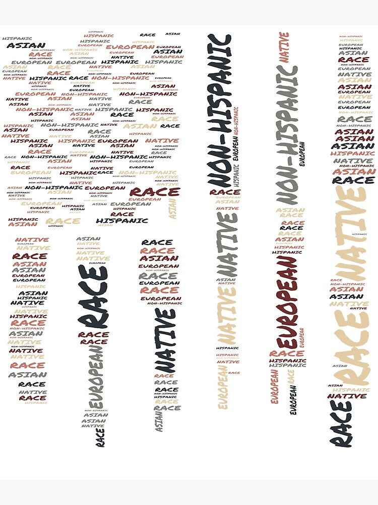 "Race Word Art" Poster for Sale by iforstyle | Redbubble