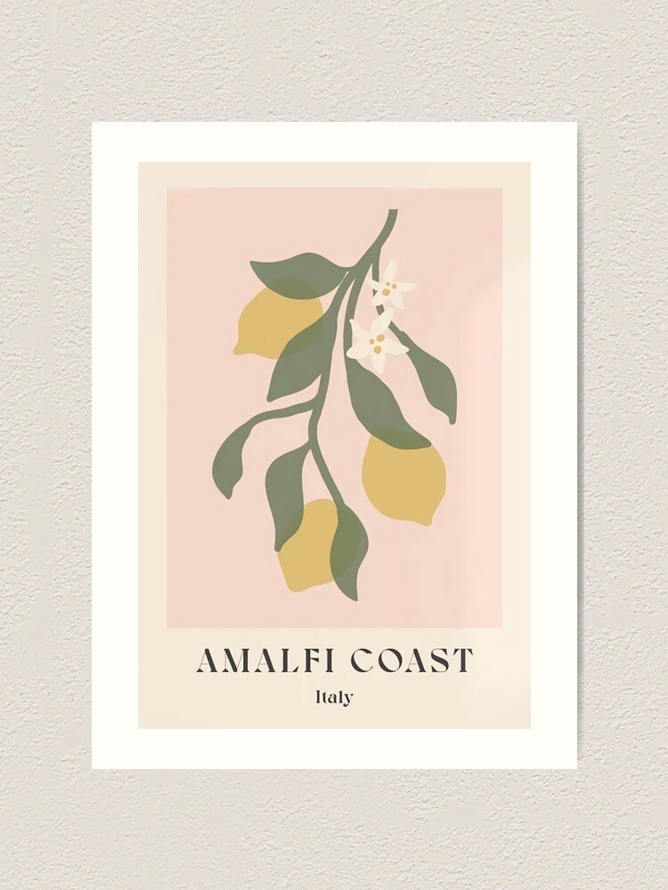 "Amalfi Coast Lemon Italy" Art Print for Sale by betty-henderson ...