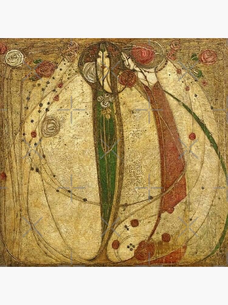 "Charles Rennie Mackintosh,The White Rose and the Red Rose , Margaret ...