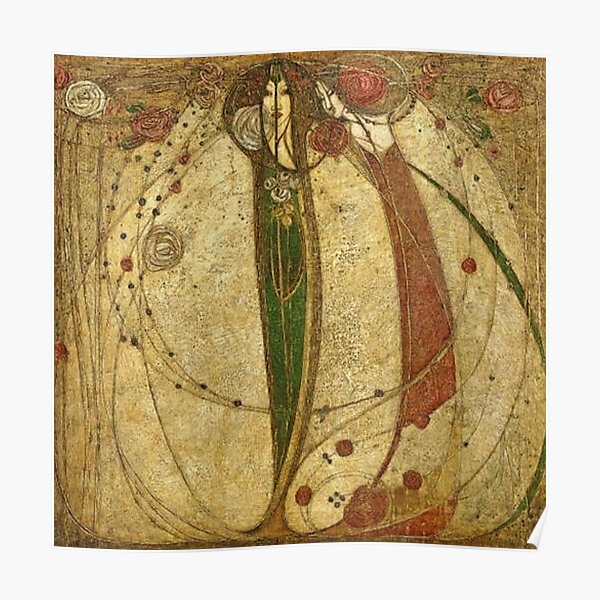 "Charles Rennie Mackintosh,The White Rose and the Red Rose , Margaret ...