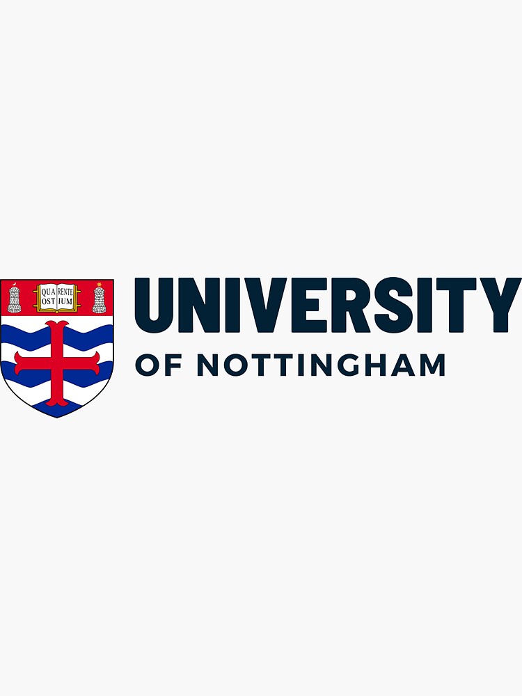 "University of Nottingham - University" Sticker for Sale by Darazshop ...