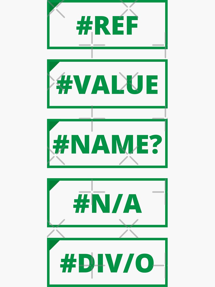 "excel formulas" Sticker for Sale by TomorrowQuotes | Redbubble