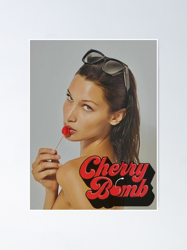 "CHERRY BOMB" Poster for Sale by muybonita | Redbubble