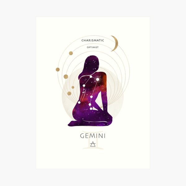 "Gemini Goddess of Air" Art Print for Sale by amalou | Redbubble