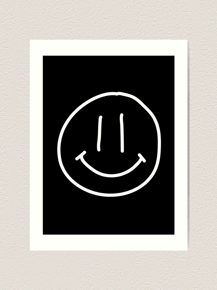 "Smiley Face Emoji" Art Print for Sale by PotluckPrints | Redbubble