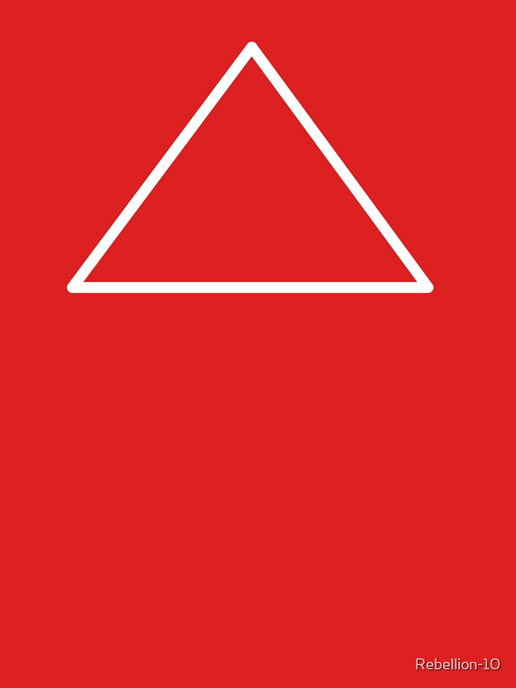 "White Triangle Crest Mon" Essential T-Shirt for Sale by Rebellion-10 ...