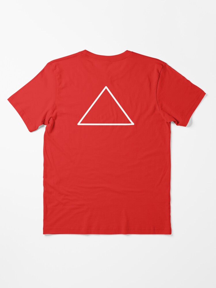 "White Triangle Crest Mon" Essential T-Shirt for Sale by Rebellion-10 ...