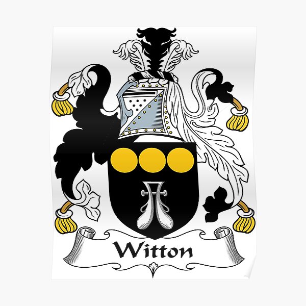 "Witton " Poster by HaroldHeraldry | Redbubble