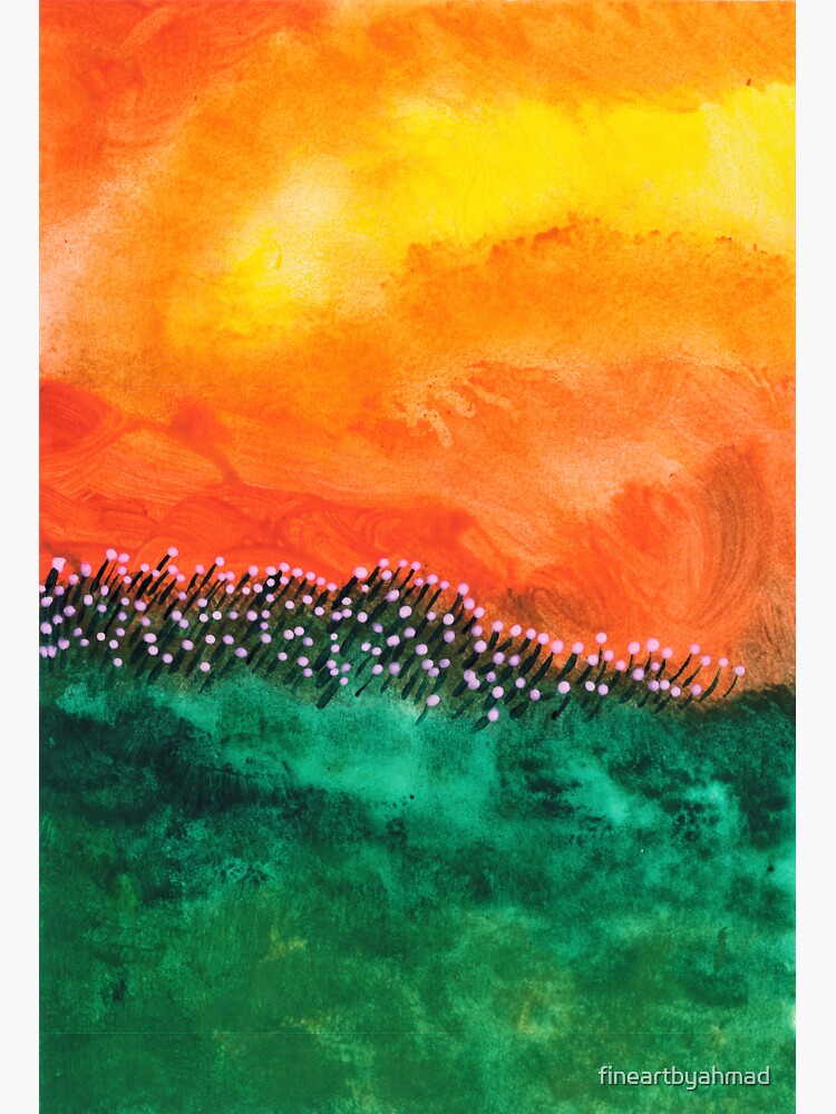 "Ultraviolence, Pearlescent Violets on the Edge - Orange and Green Art ...