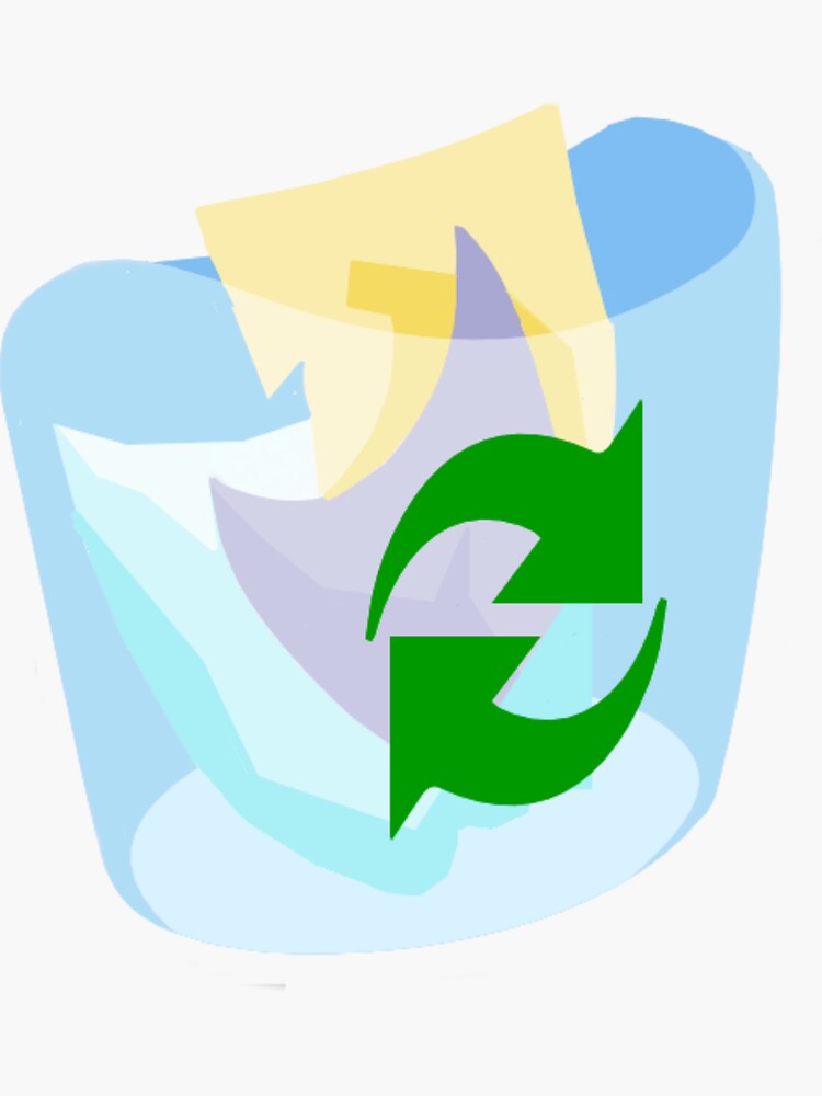 "Windows XP Recycle Bin" Sticker for Sale by inb4 | Redbubble