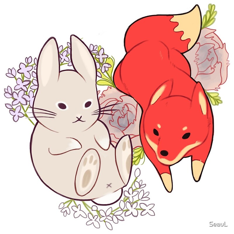 "The fox and the rabbit" by SeauL | Redbubble