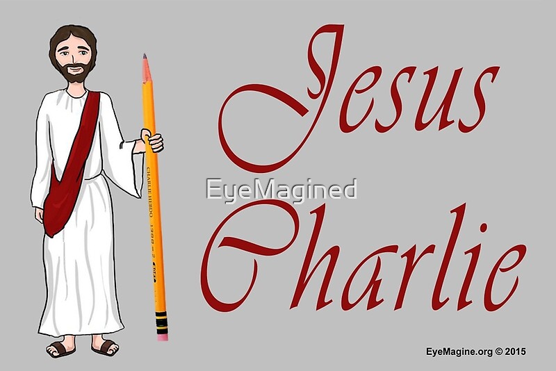 "Jesus Charlie" by EyeMagined | Redbubble