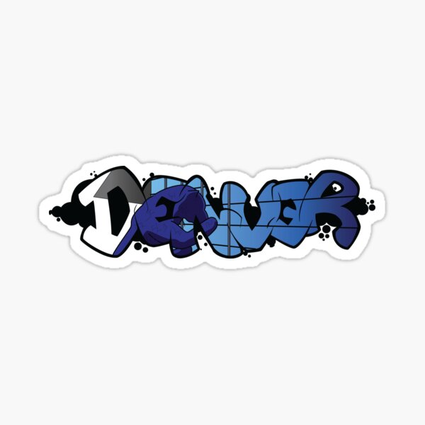 "Denver Bear" Sticker for Sale by CdotCooper | Redbubble