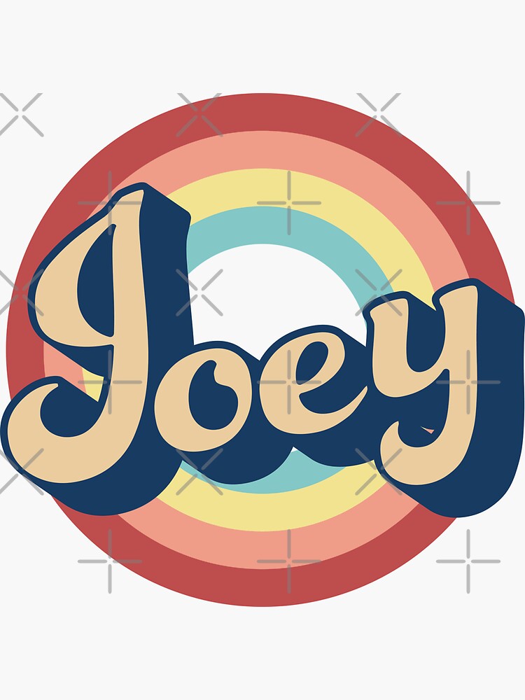 "Joey Name " Sticker for Sale by Designian | Redbubble
