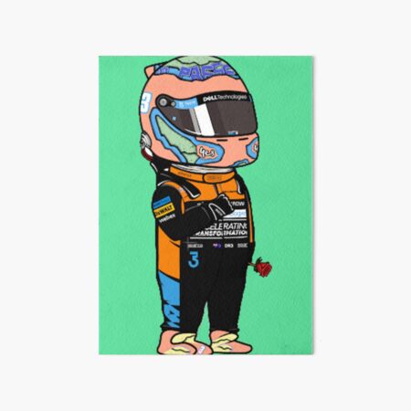 "Mini Daniel Ricciardo Mclaren F1 2022 " Art Board Print for Sale by ...