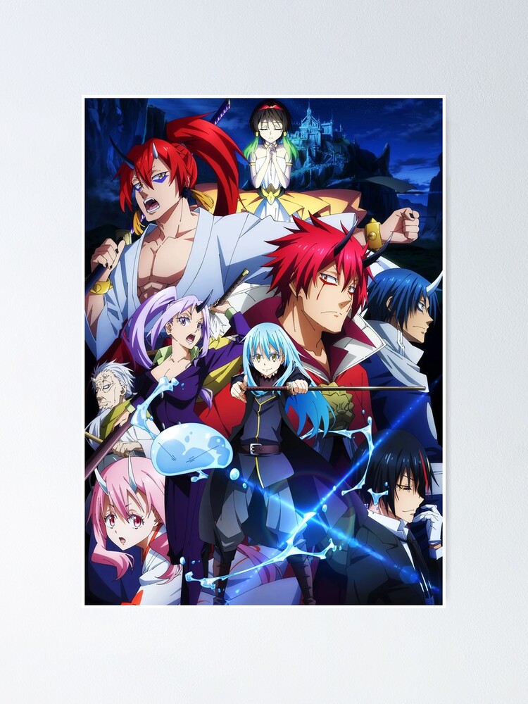 "Tensei Shitara Slime Characters Anime" Poster for Sale by ...