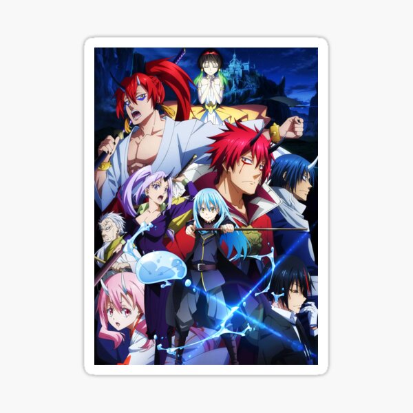 Pegatina «Tensei Shitara Limo Personajes Anime» de Ursulawhiting ...