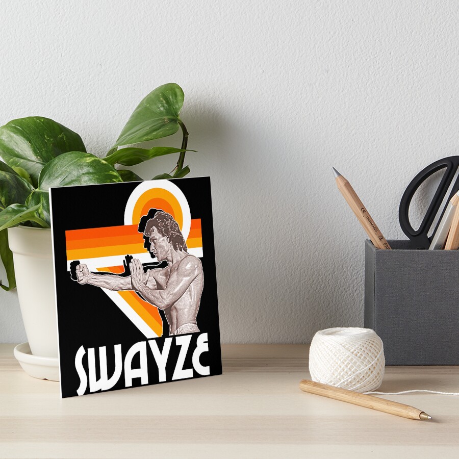 Patrick Swayze Shirtless Hot Bod Fanart Tribute Art Board Print For Sale By Khafret5 Redbubble