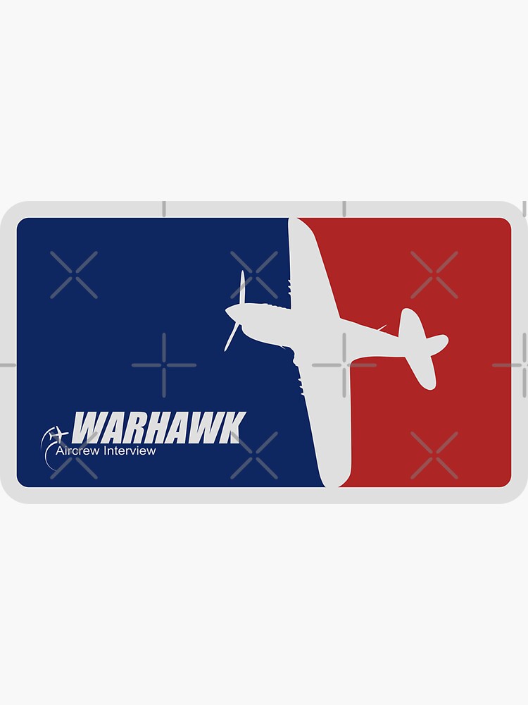 "Curtiss P-40 Warhawk" Sticker for Sale by ACInterview | Redbubble