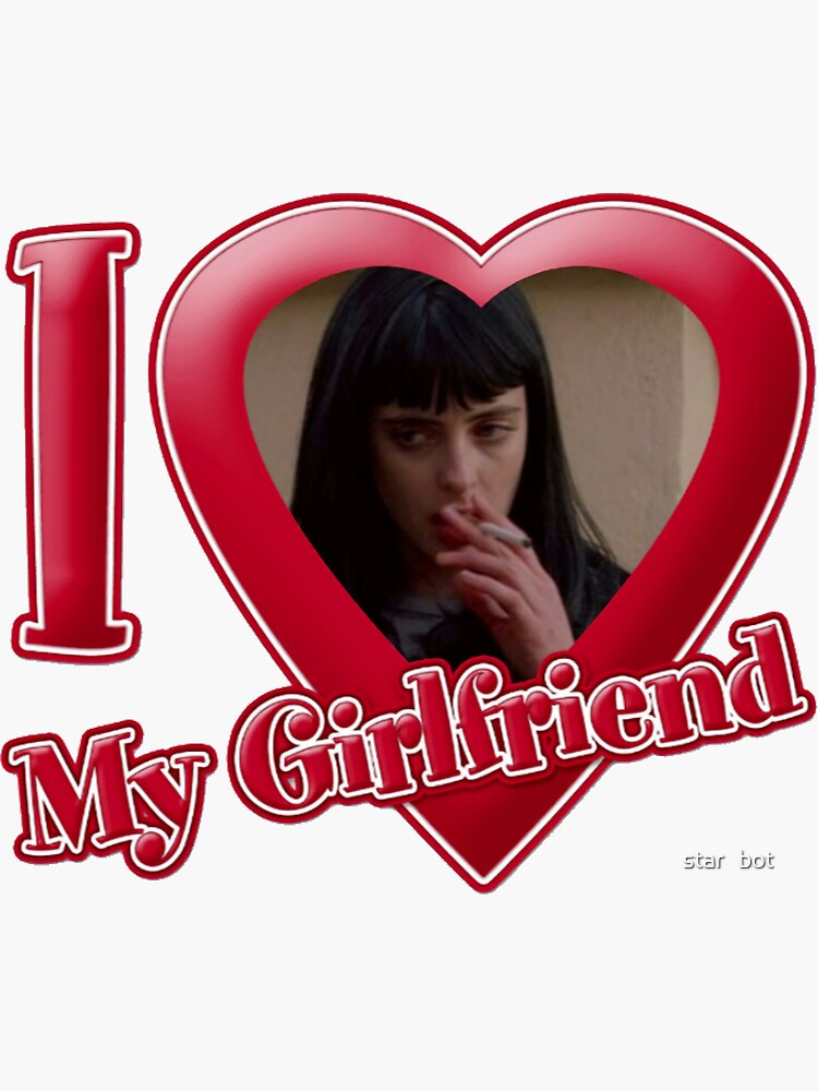 Jane Margolis I Love My Girlfriend Sticker For Sale By Pomegranatee