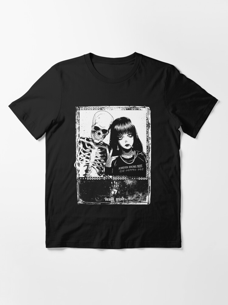 "DEATH WISH - zombie makeout club - zombie lowkey design" Essential T ...