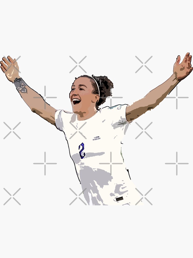 "Lucy Bronze" Sticker for Sale by raffrasta | Redbubble