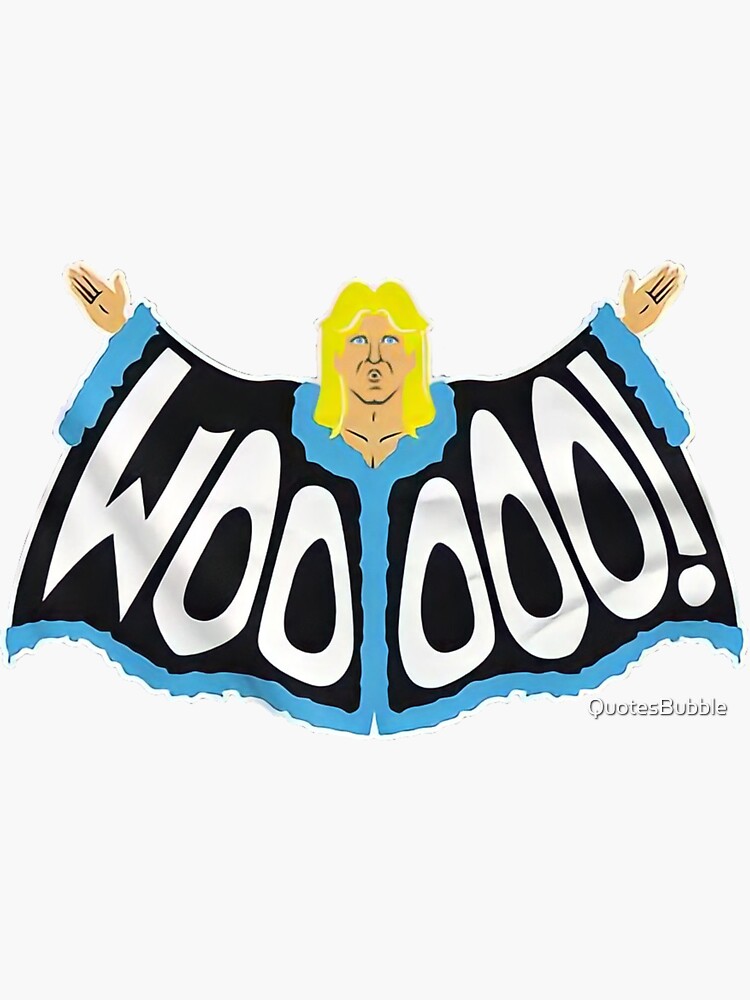 "Ric Flair" Sticker for Sale by QuotesBubble | Redbubble