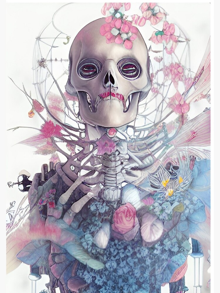 "Skeleton Concept Art Portrait Digital Illustration Fantasy Spooky ...