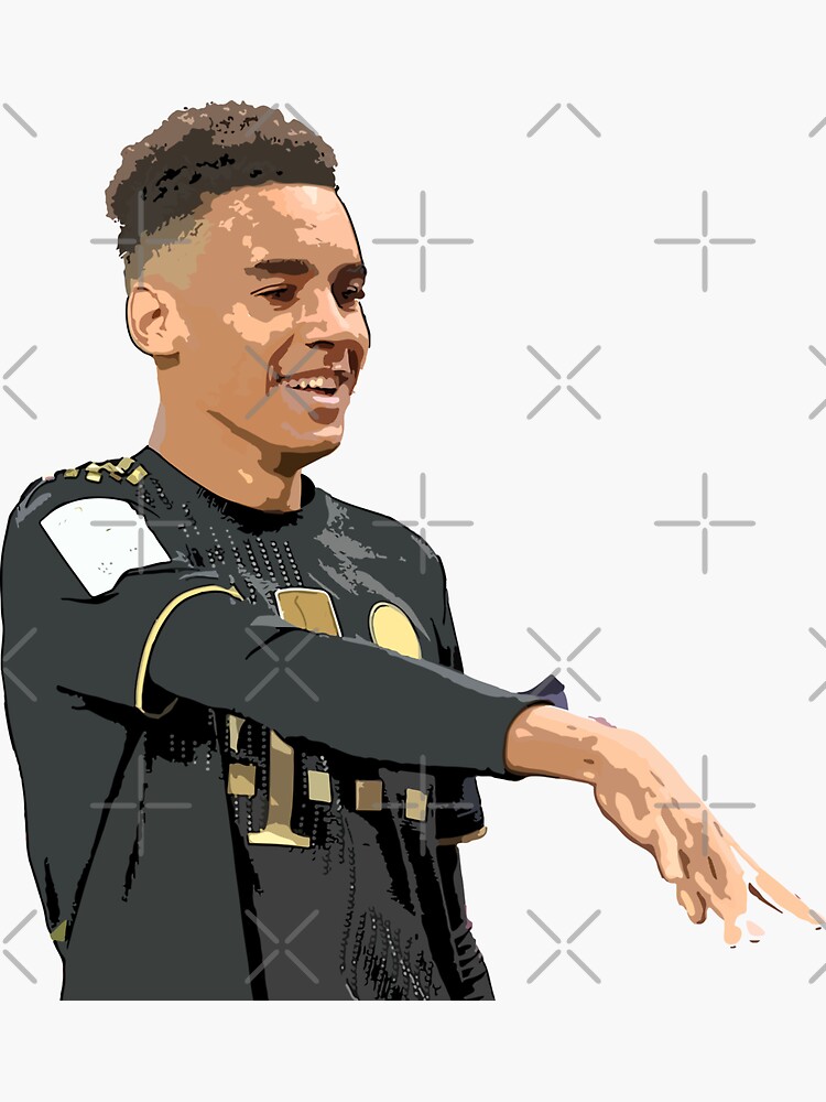 "jamal musiala" Sticker by raffrasta | Redbubble