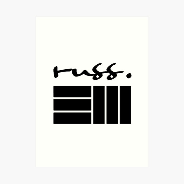 "russ logo" Art Print for Sale by werkudorok | Redbubble