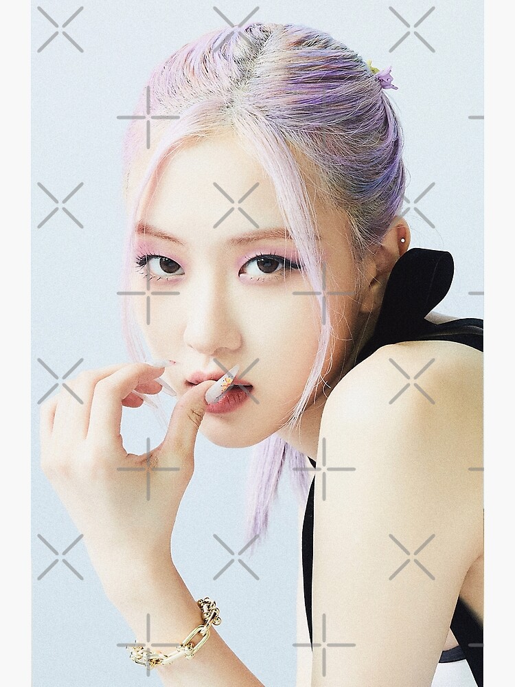 "BP - 'The Album -JP- Ver.' ROSE" Poster for Sale by catoro | Redbubble